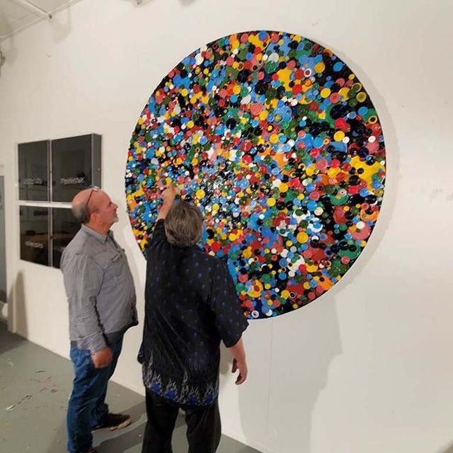 Brian Huber Abstract Artist » thursday-night-in-studio-land-in-studio ...