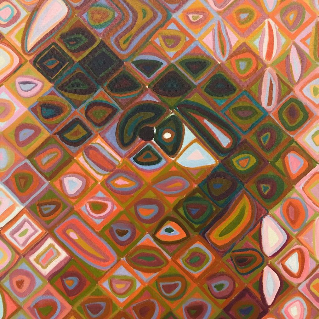 Brian Huber Abstract Artist » Up close with Chuck Close. As a pattern ...